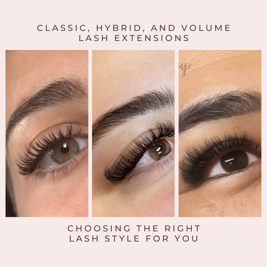 Classic, Hybrid, and Volume Lash Extensions: Finding Your Perfect Look ...